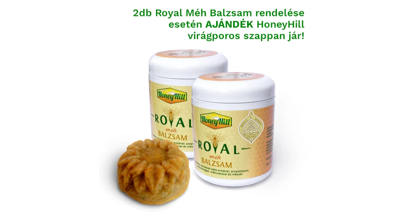 2db Royal Méh Balzsam ajándék szappannal - Méhmérges Balzsam ...
